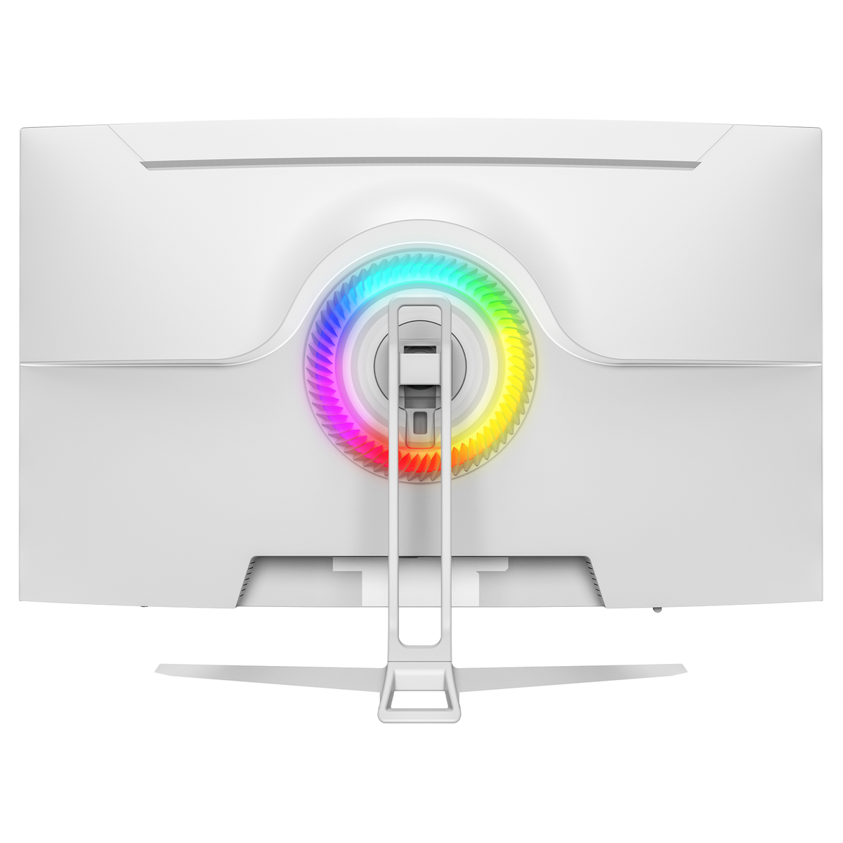 CRUA 32" White Curved Monitor, 4K UHD(3840*2160P) 1500R VA Screen, 75H ...
