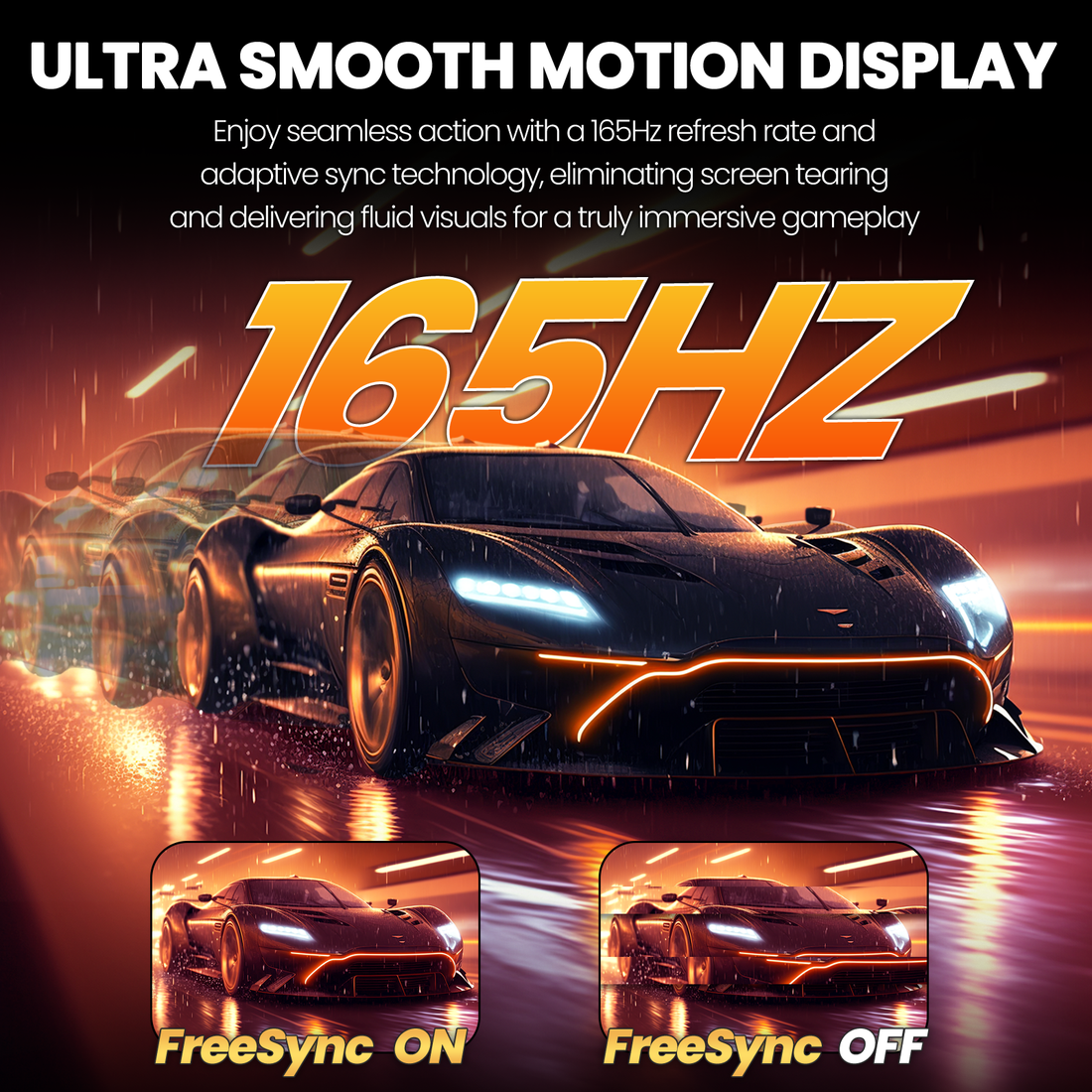 CRUA 34" WQHD 165Hz Utrawide Gaming Monitor,3440x1440 21:9 IPS Gaming ...