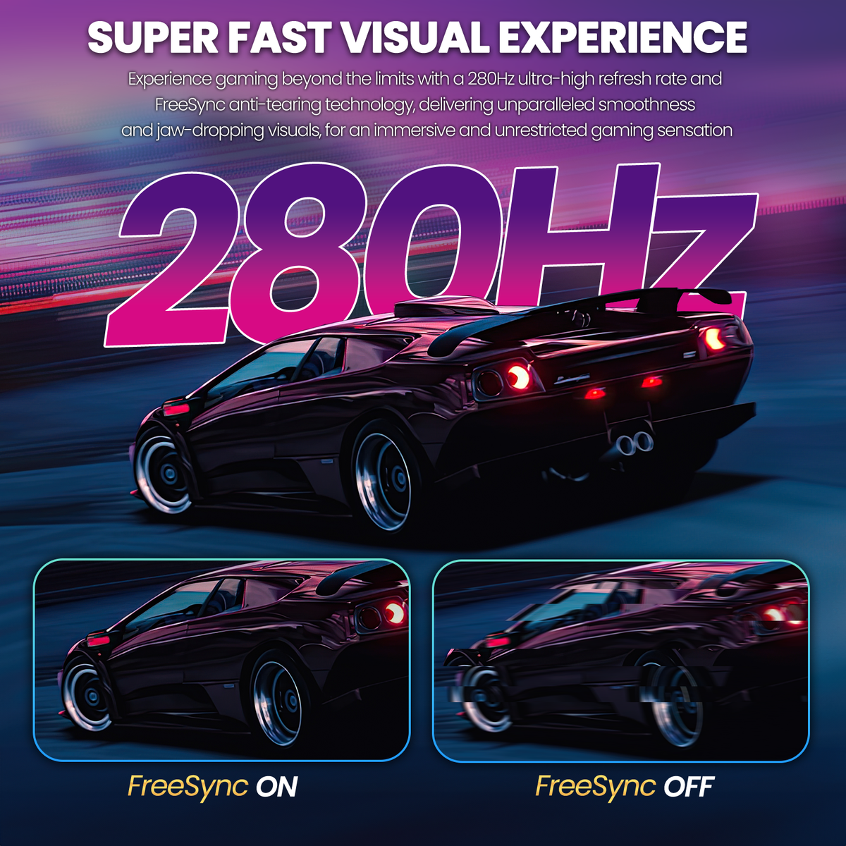 CRUA 27" 280Hz Curved Gaming Monitor – CRUA-Monitor