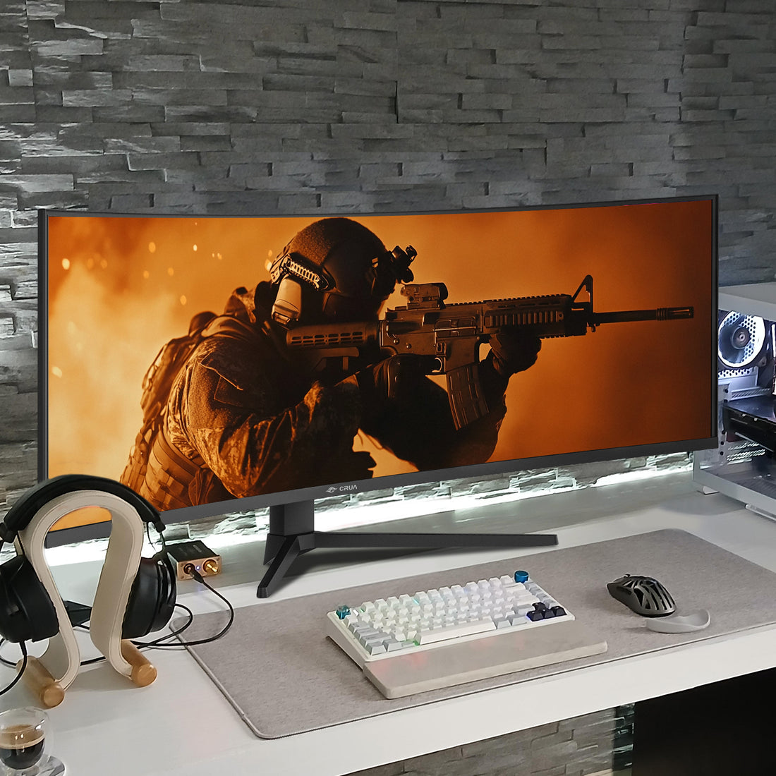 49 Inch DFHD 144Hz/165Hz Ultra-Wide Curved Gaming Monitor – CRUA-Monitor