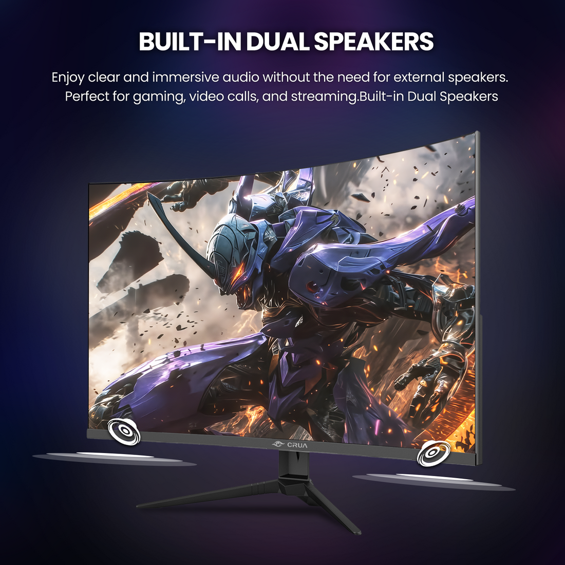 CRUA 27" Curved Gaming Monitor 2K180Hz – CRUA-Monitor
