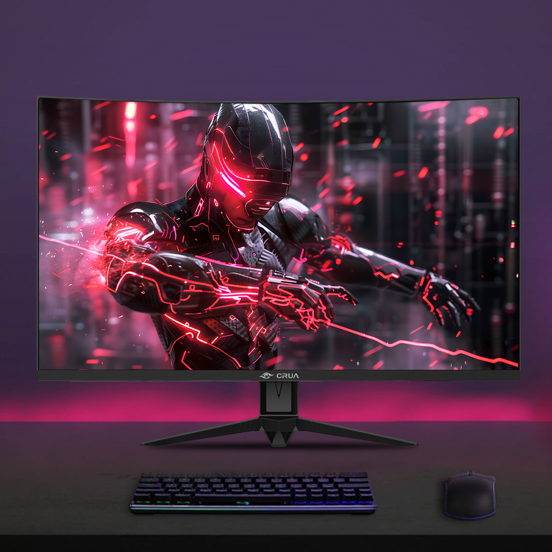 CRUA 27" Curved Gaming Monitor 2K180Hz – CRUA-Monitor