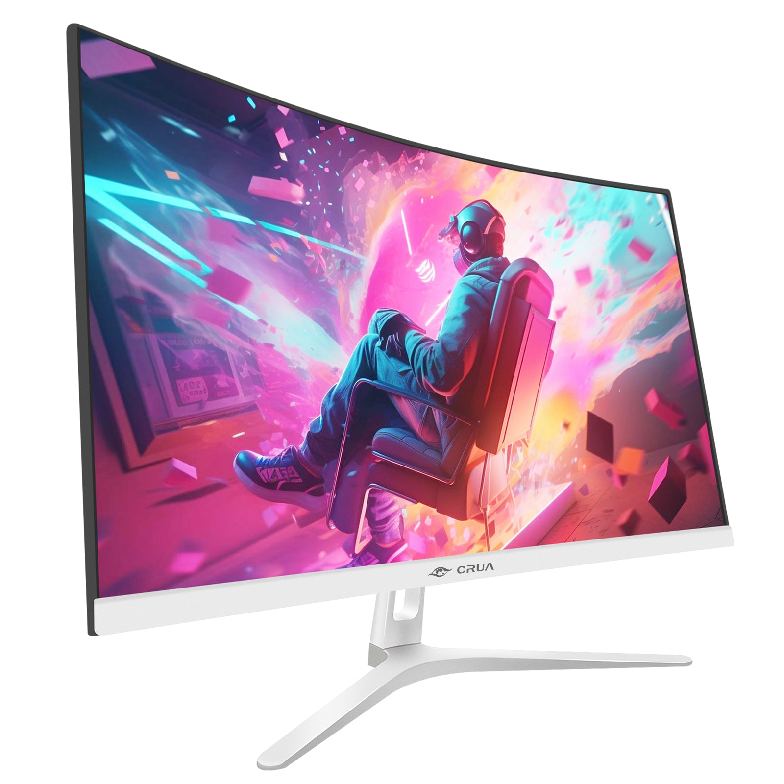 27INCH FHD 100Hz Curved Monitor for Office&Gaming – CRUA-Monitor