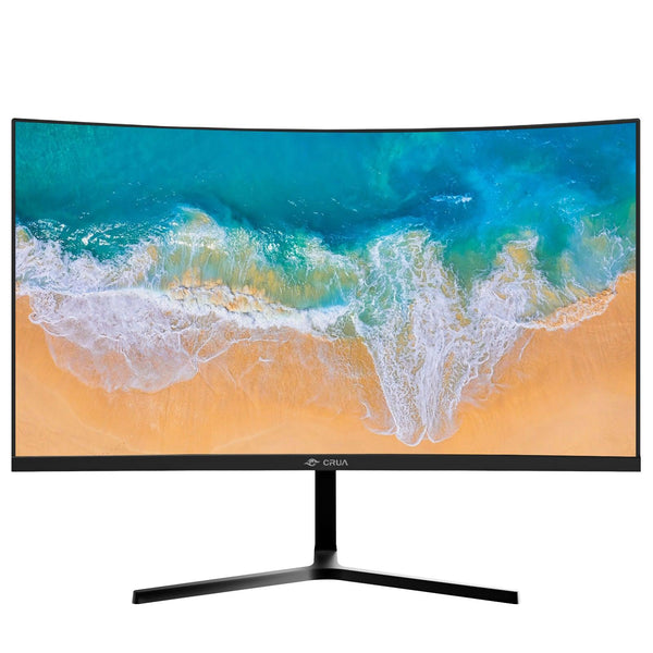 CRUA 24" Curved Monitor, 1k 2800R, High color gamut Ultrawide Monitors ...